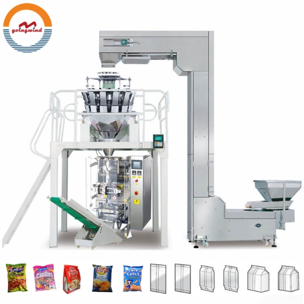 Automatic Vertical Form Fill and Seal Packing Machine Auto Food ...